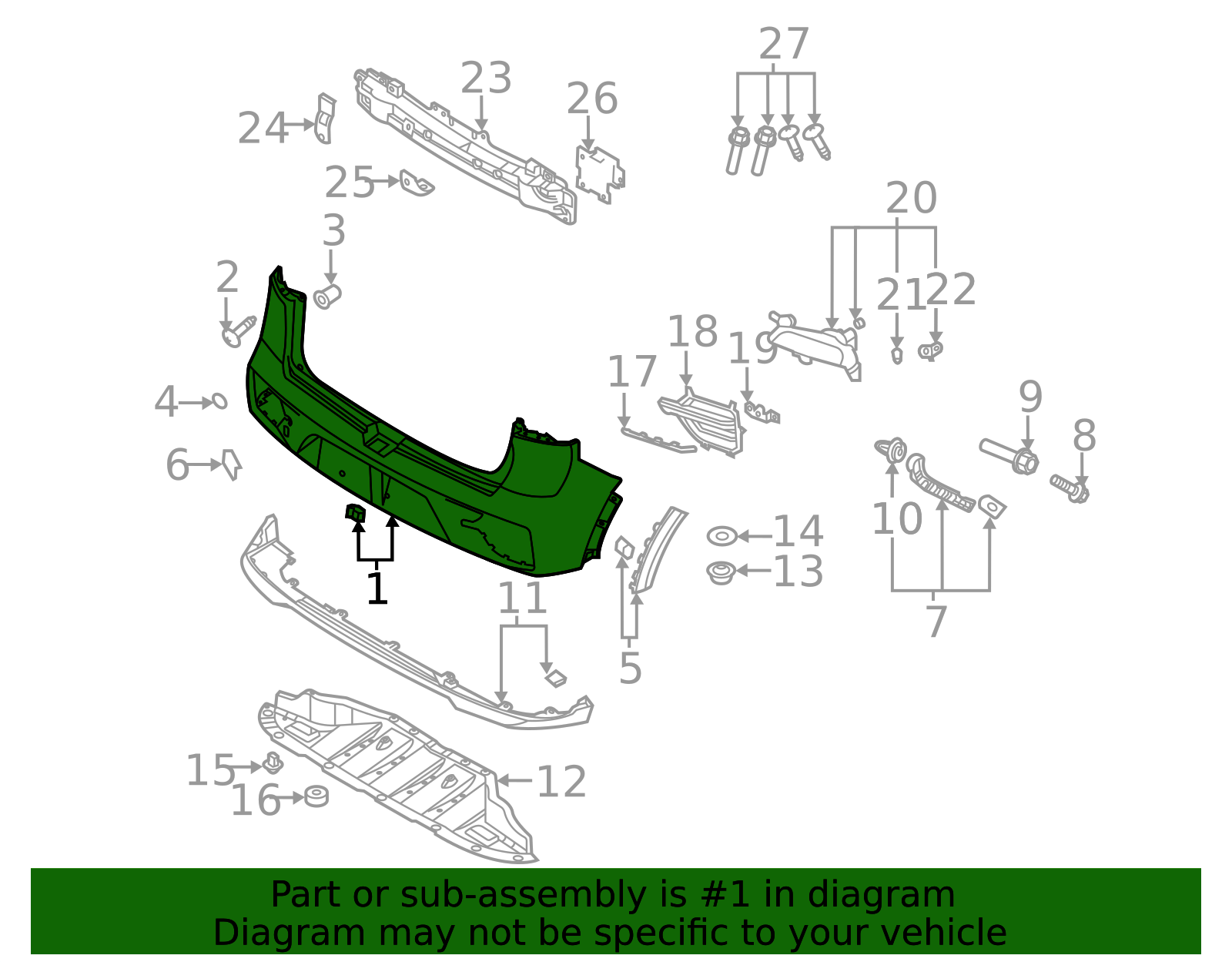 86610-Q4040 - Bumper Cover 2019-2022 Kia Niro EV | Kia.Parts Store