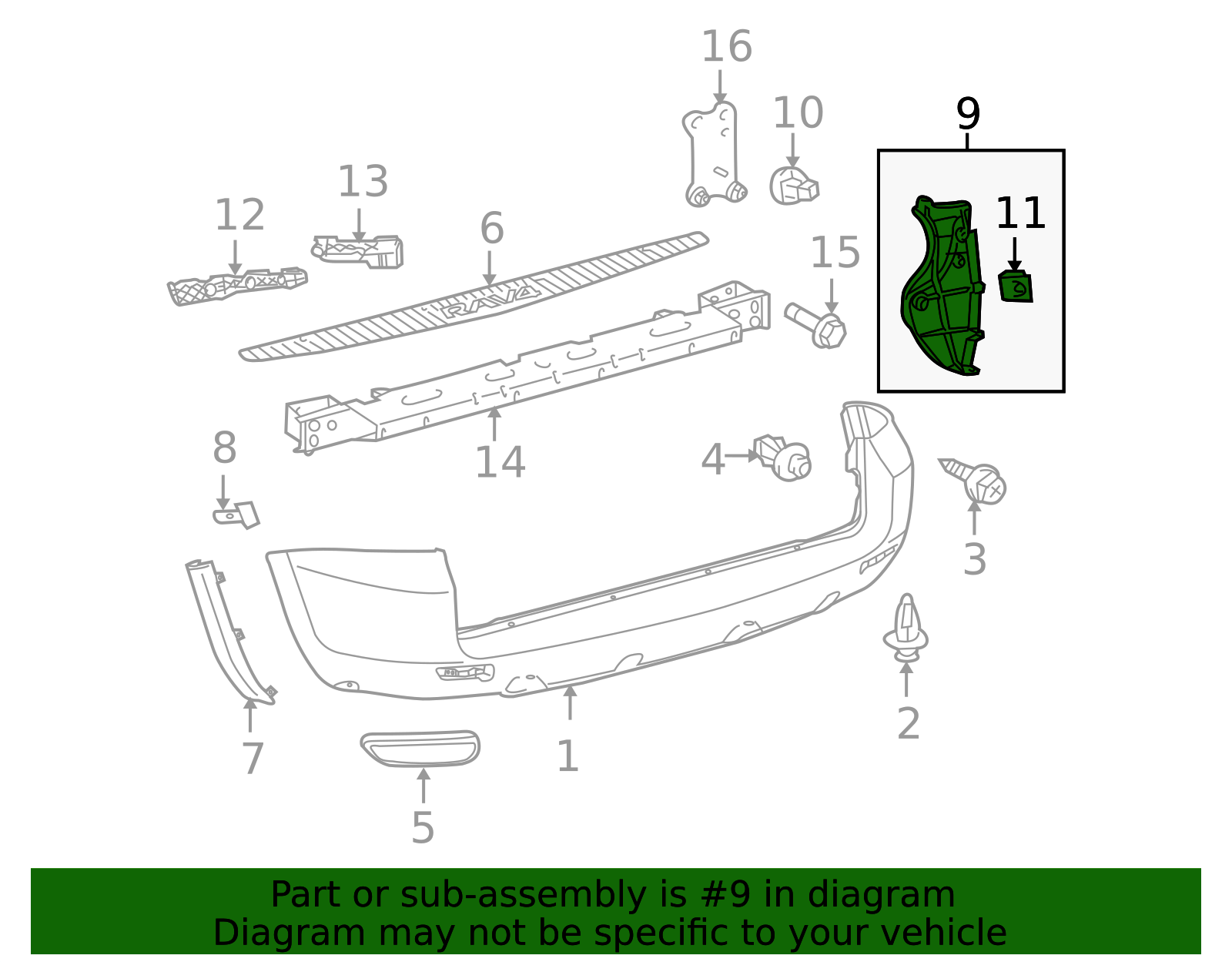 2006-2012 Toyota RAV4 2006-2012 Toyota RAV4 - Side Seal 52591-0R010 ...