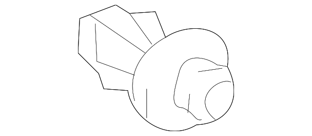 Genuine Toyota Bumper Cover Support part# 52154-0R010 for 2006-2012 ...