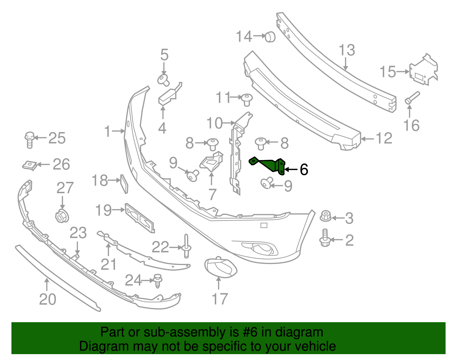 2013-2020 Nissan Pathfinder Upper Retainer 62293-3KA0A | Bill Kay ...