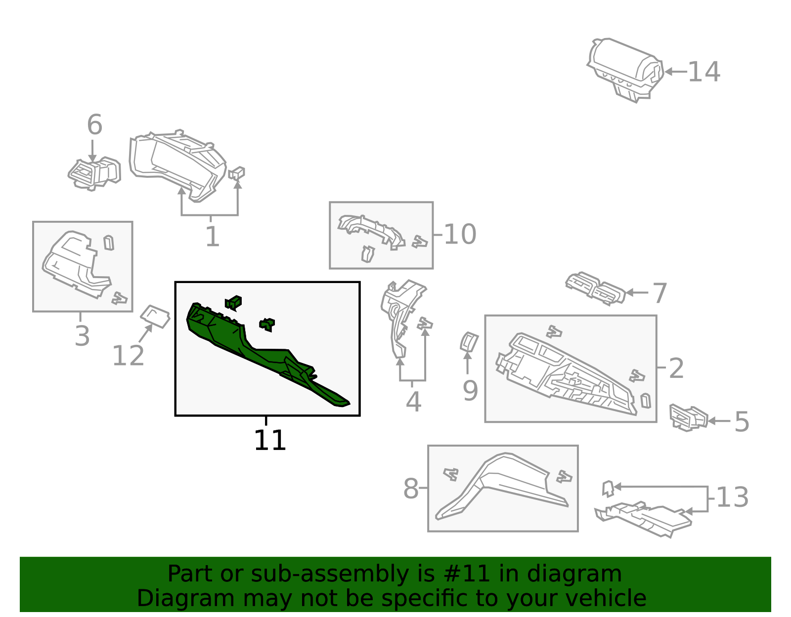 77302-TXM-A01ZA - 2019-2022 Honda Insight - Cover Assembly Driver ...