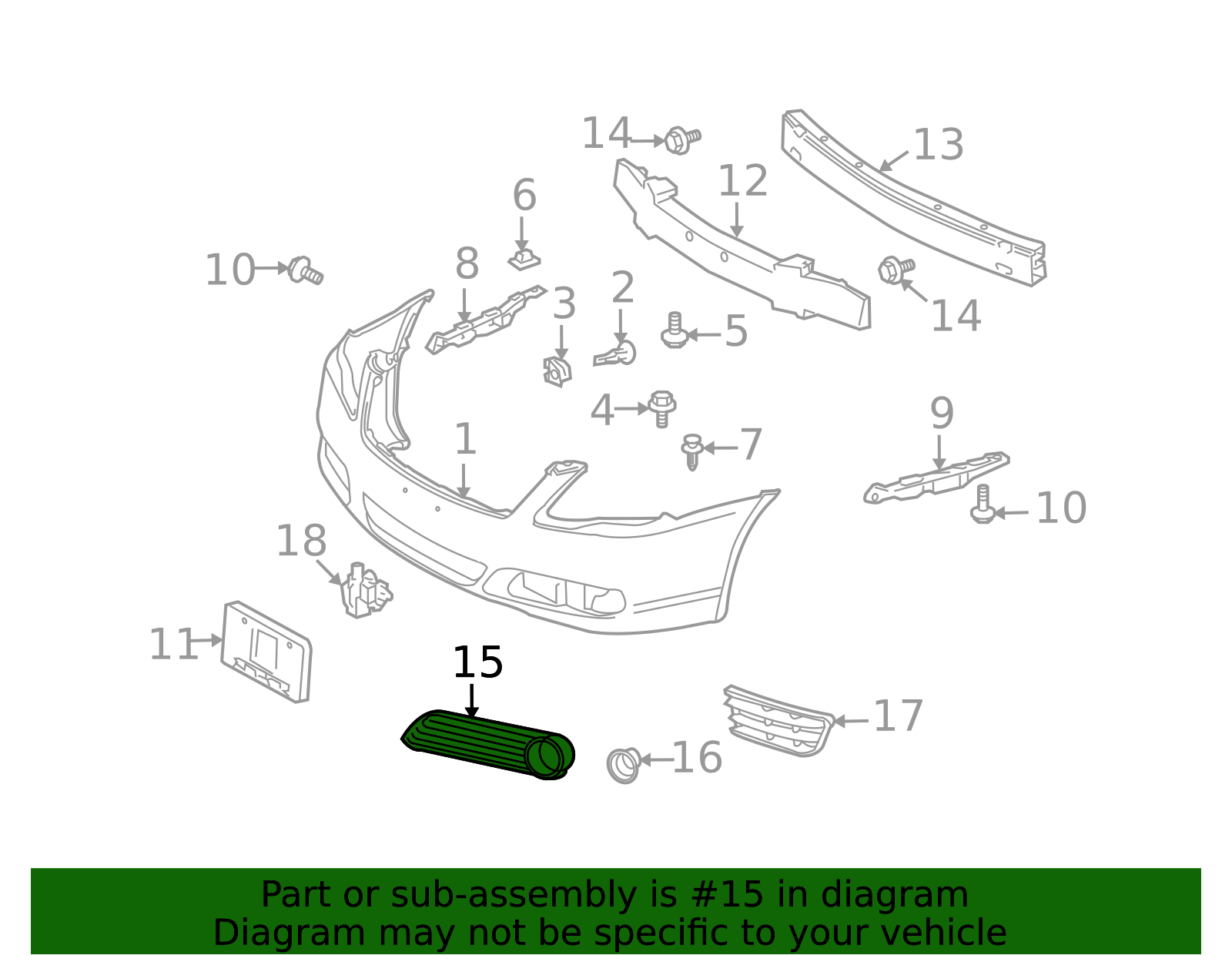 52030-07030 - Fog Light Trim 2009-2010 Toyota Avalon | Norm Reeves ...