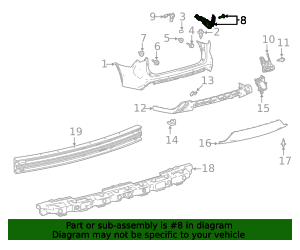 52156-0E100 - 2020-2024 Toyota Highlander - Side Support | Discount ...