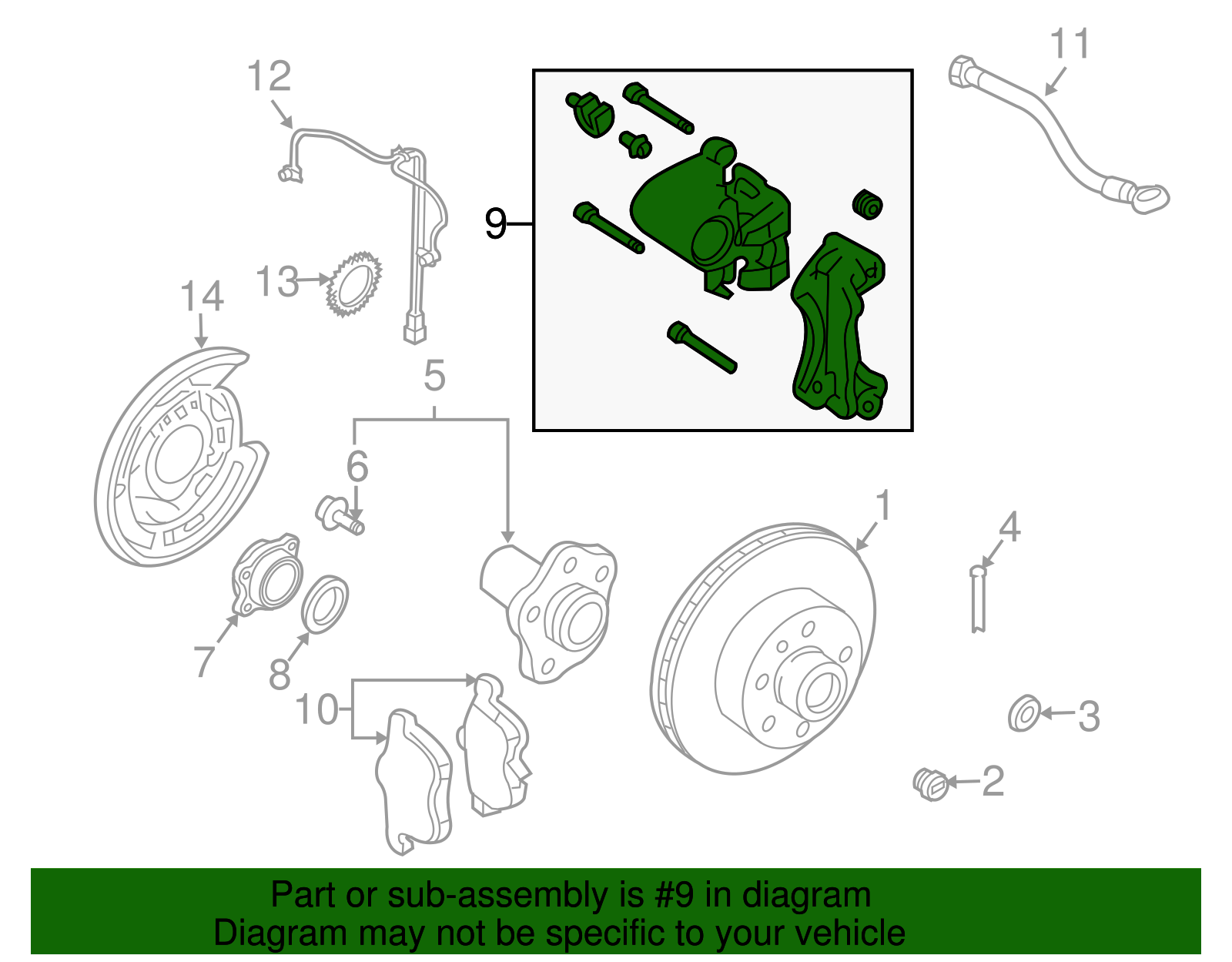 2003-2005 Infiniti G35 Caliper Assembly 44001-AM800 | Infiniti of Nashua