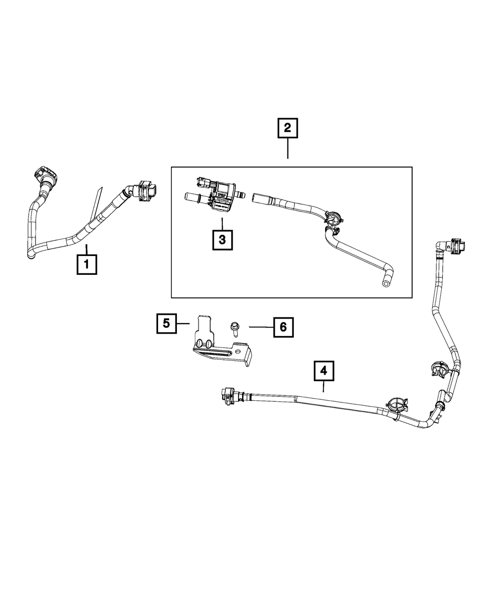 4627832AB - Purge Control Valve - 2014-2021 Mopar | Mopar OEM Parts Direct