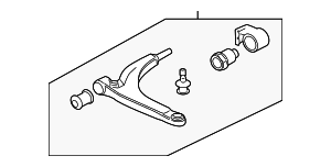 2004-2012 GM Front Driver Side Lower Control Arm 22997284 | Capital ...