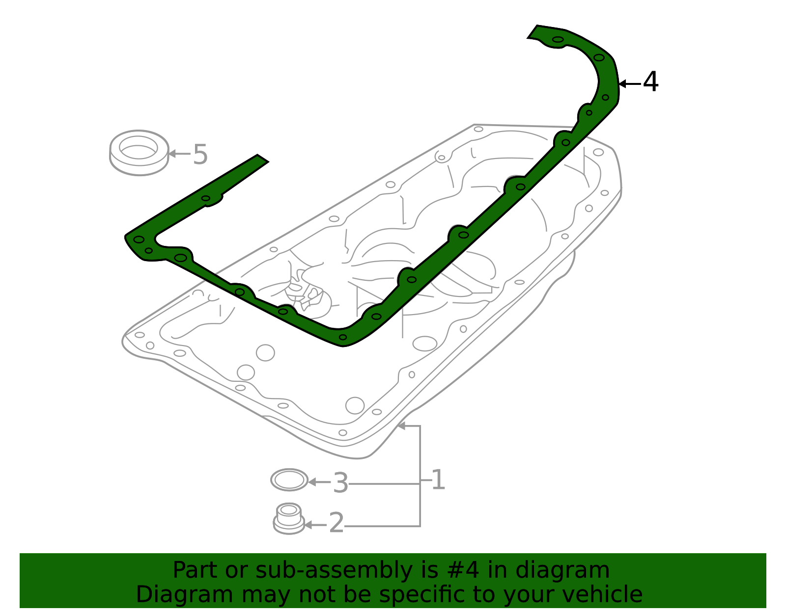 2014-2020 Infiniti Pan Gasket 31397-1XF0D | OEM Parts Online