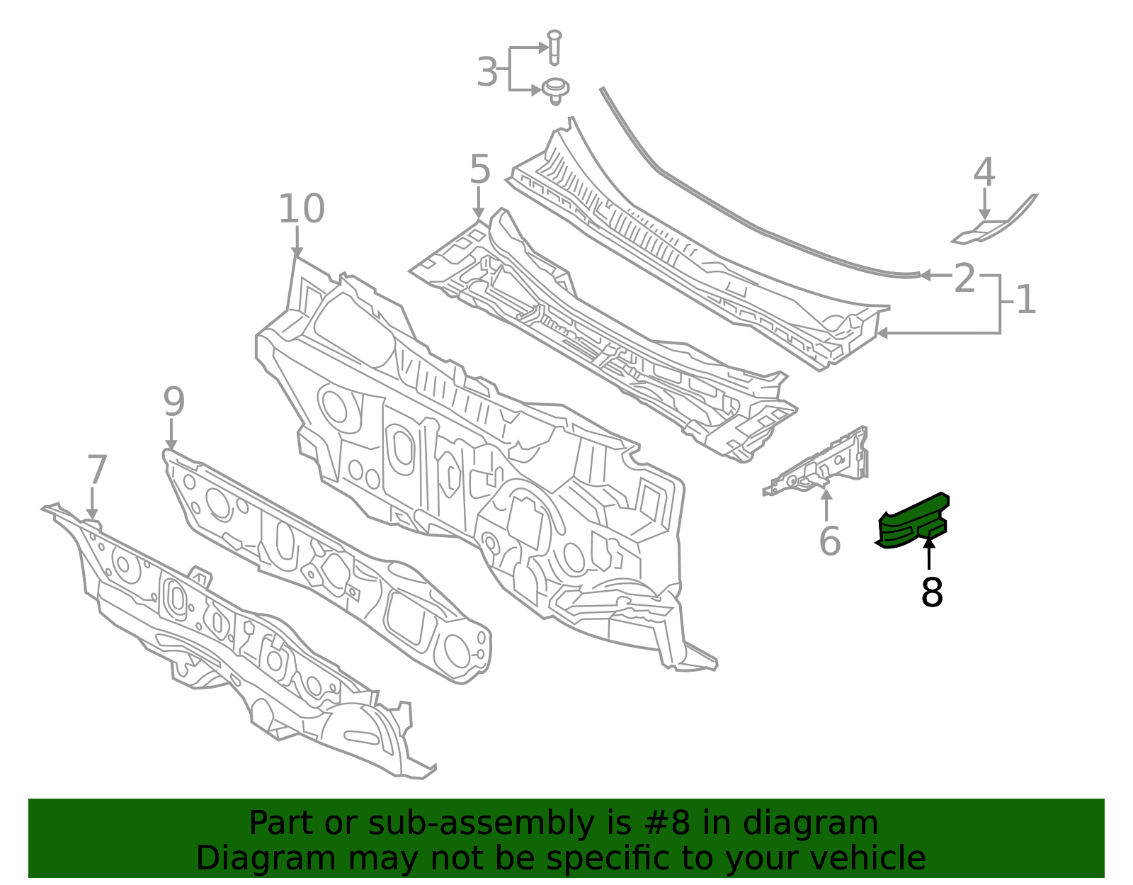 71248-3R100 - Extension 2014-2016 Kia Cadenza | Kia.Parts Store