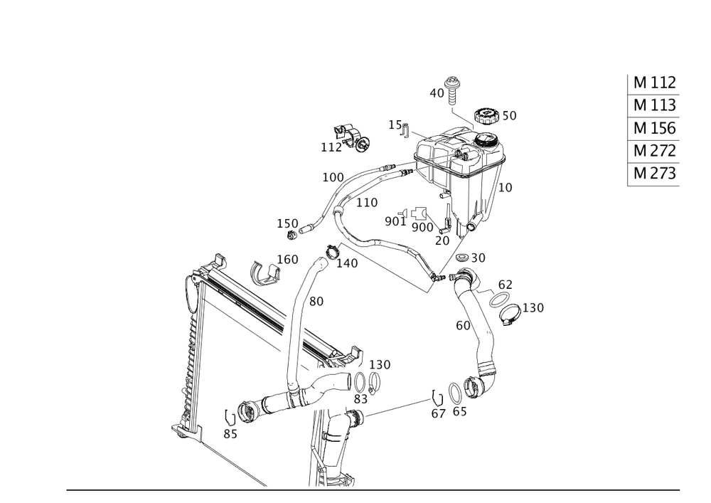 230-995-02-05 - Spring Hose Clamp 1954-2026 Mercedes-Benz | Mercedes ...