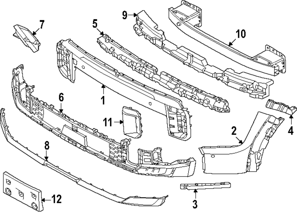 2024-2025 Kia EV9 Lower Deflector 86577-DO500 | OEM Parts Online