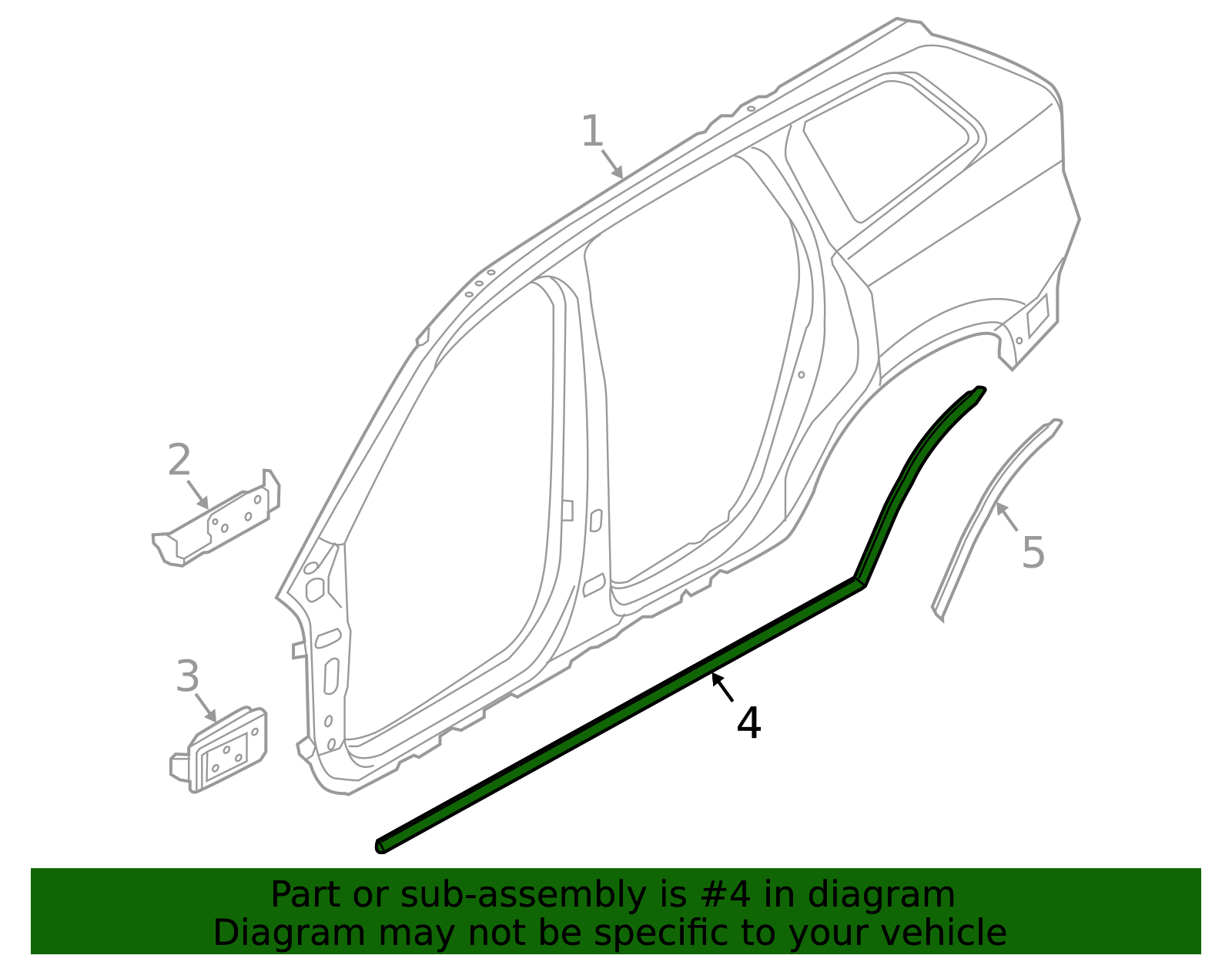 31108805 - High-Quality Weather-Strip On Body for AutoNation Parts