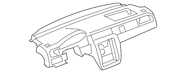 23224742 - Ebony Instrument Panel 2012-2014 GM | Chevrolet Parts Direct