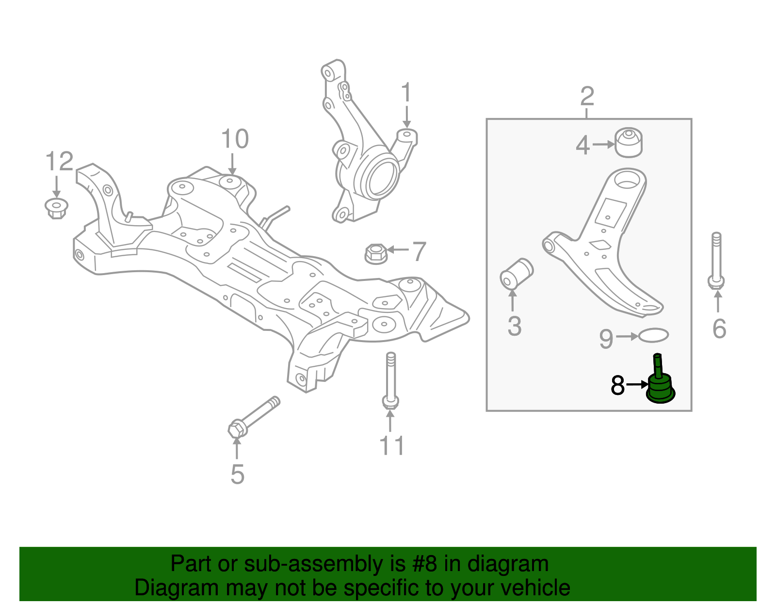 54530-H9100 - High-Quality Suspension Ball Joint for 2018-2022 Hyundai ...