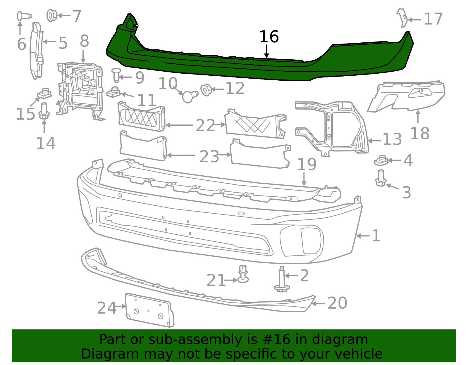 2013-2024 Ram Fascia 68197697AA | Mopar Parts Canada