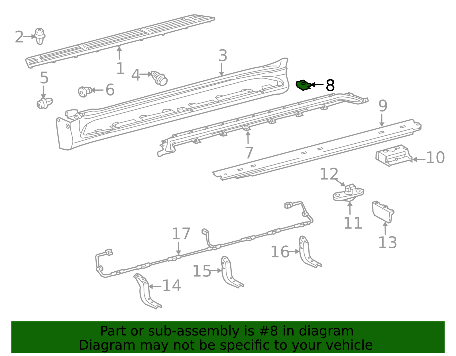 76854-44010 - Cover Retainer - 2010-2020 Lexus | My L Parts