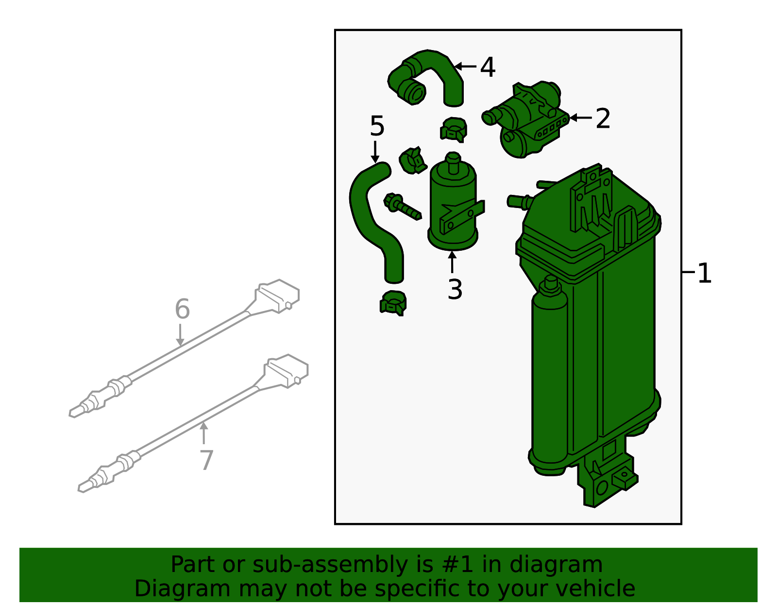 2018-2021 Volkswagen Vapor Canister 3QF-201-797-A | VW Direct Auto Parts
