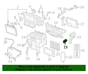 2017-2025 Audi Adjust Motor 4M0-820-511-A | OEM Parts Online