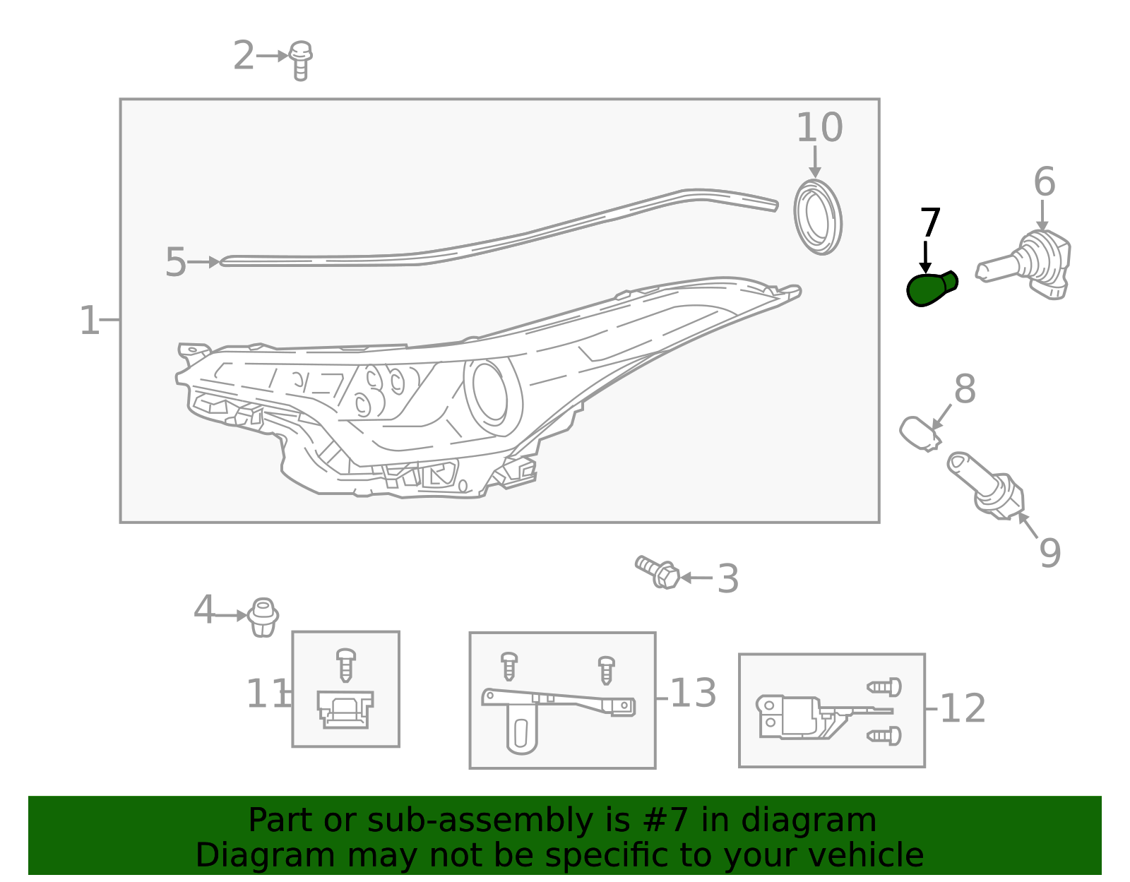 90981-15028 - Signal Lamp Bulb - 2018-2019 Toyota C-HR | OEM Genuine ...