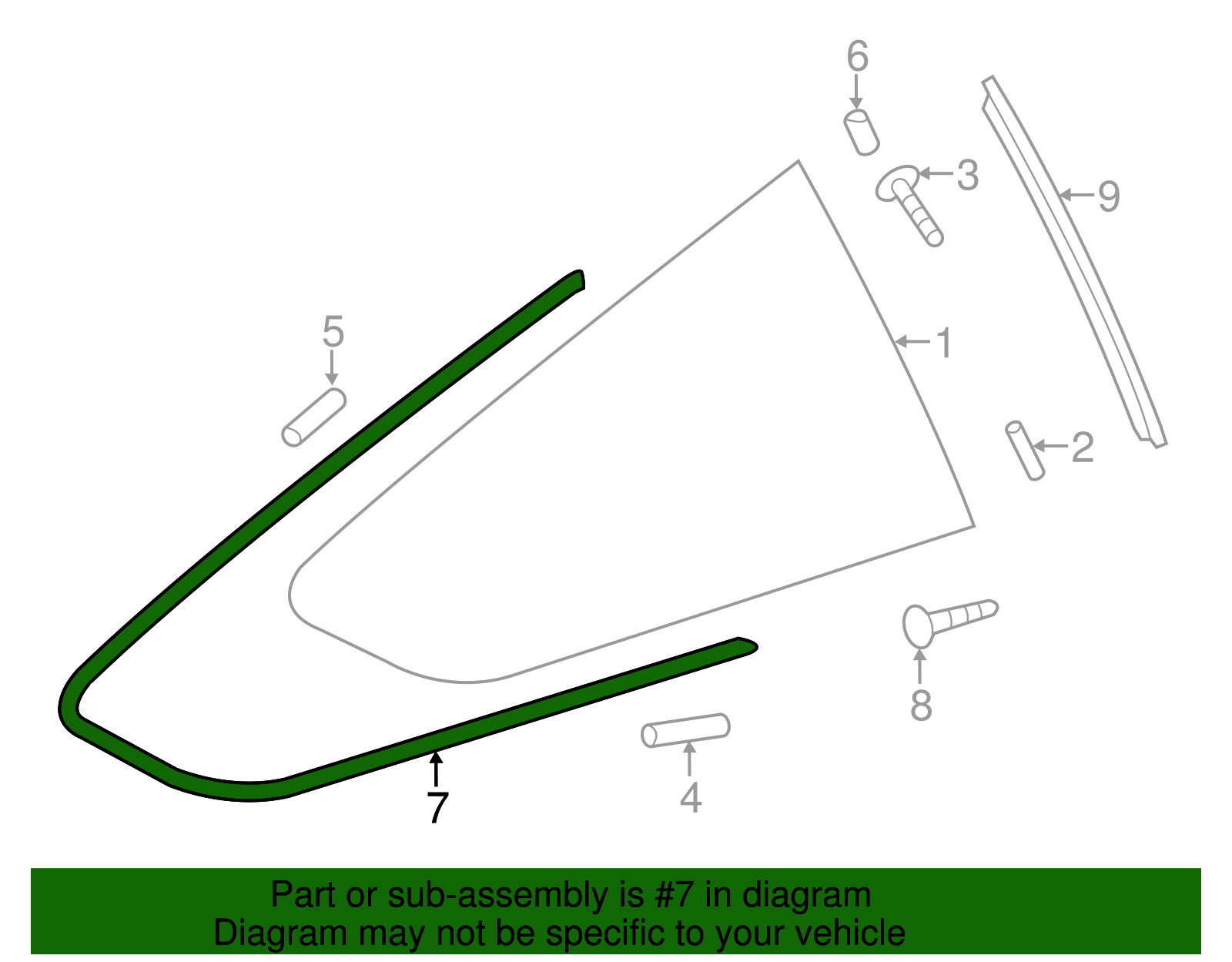 73526-TS8-A01 - 2012-2015 Honda Civic - Rubber R Windshield Dam | Honda ...