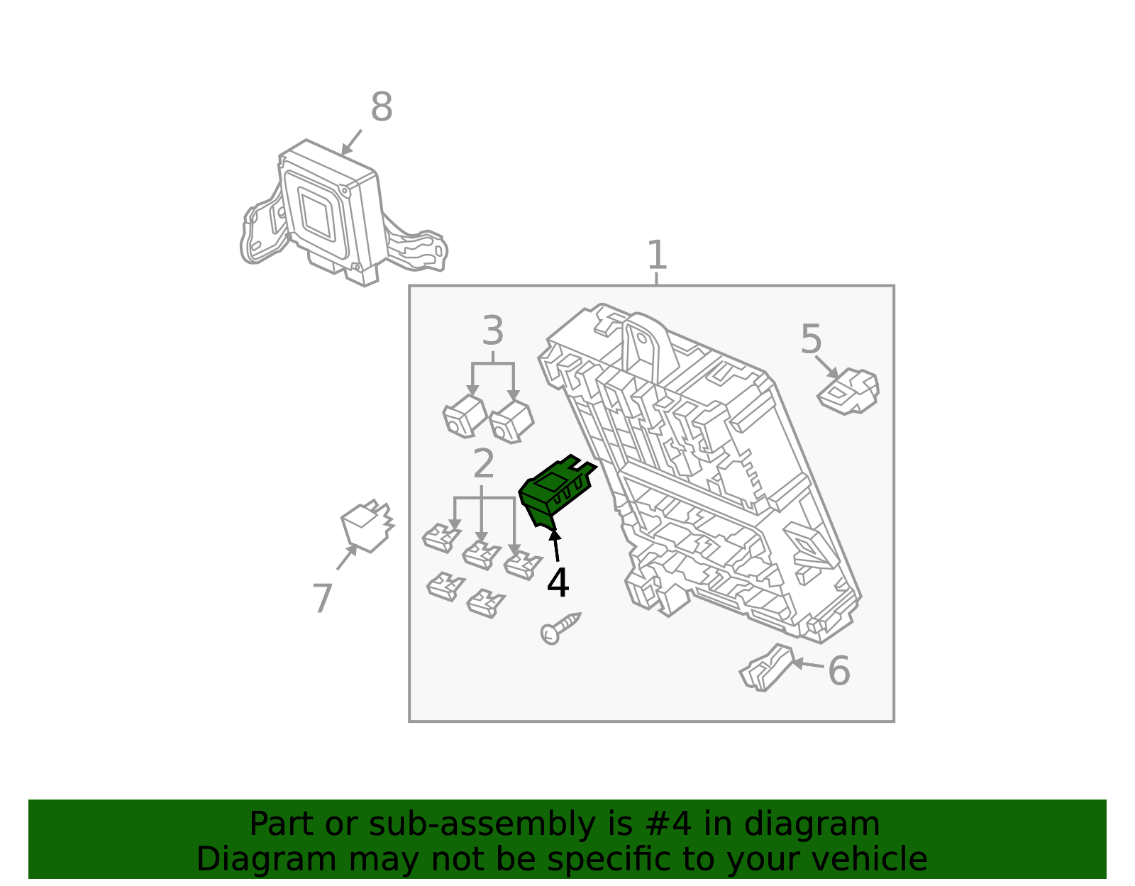 38232-SDA-A01 - Maxi Fuse 2009-2013 Honda Fit | Honda Parts Online