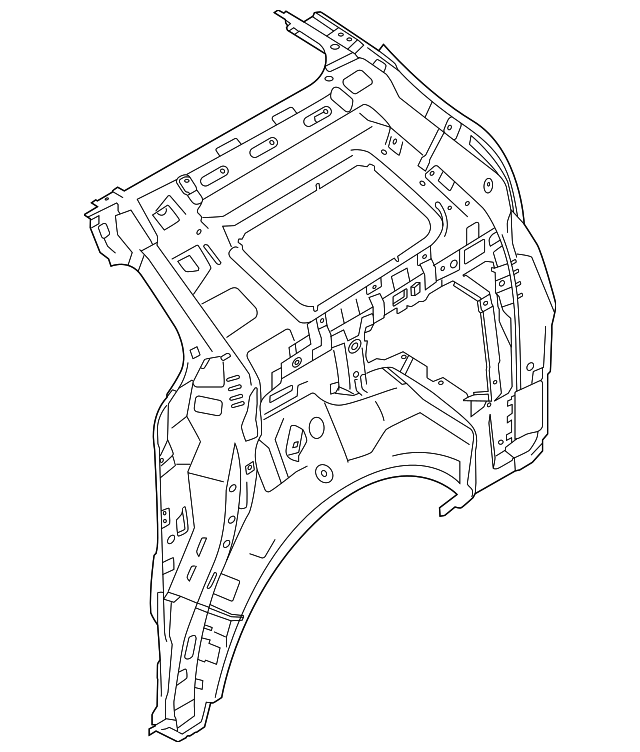 71601-R0100 - Inner Quarter Panel 2025 Kia Carnival | Kia.Parts Store