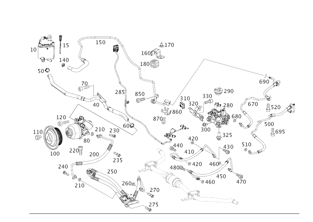 166-320-01-14 - Oil Reservoir 2006-2019 Mercedes-Benz | Mercedes-Benz ...