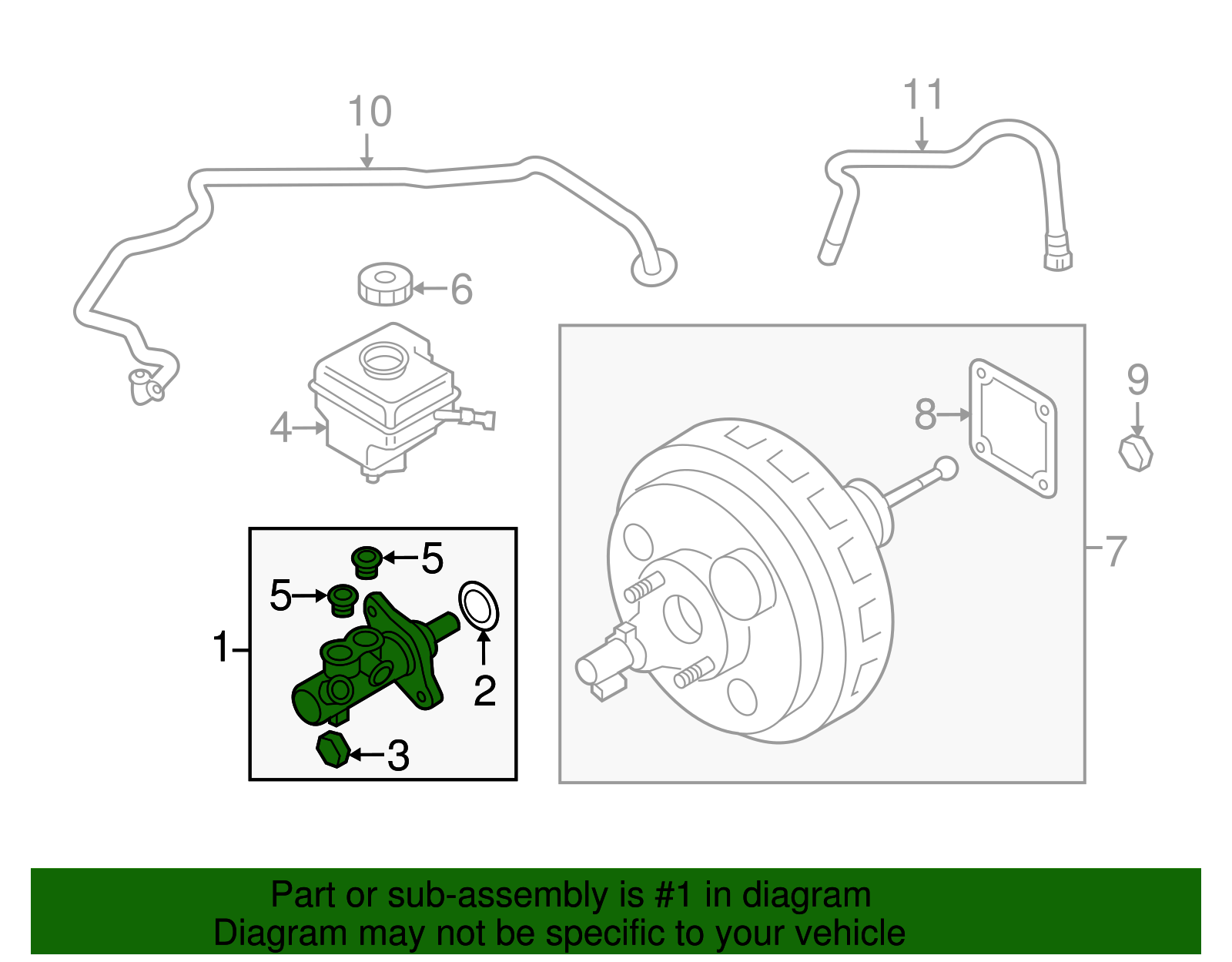 2011-2018 Porsche Cayenne Master Cylinder 958-355-015-02 | OEM Parts Online