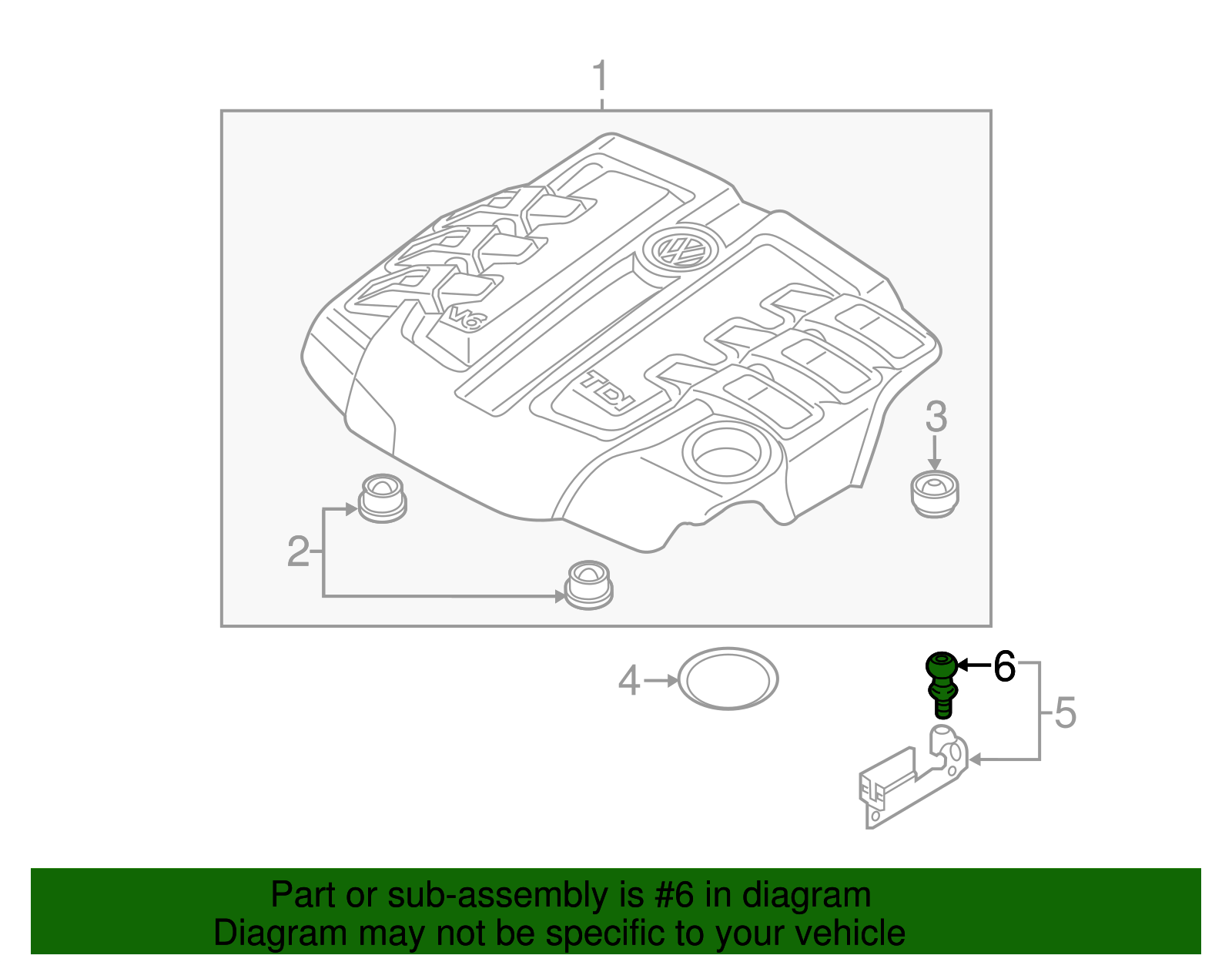 WHT-000-351 - Retainer Ball Stud 2011-2016 Volkswagen Touareg ...