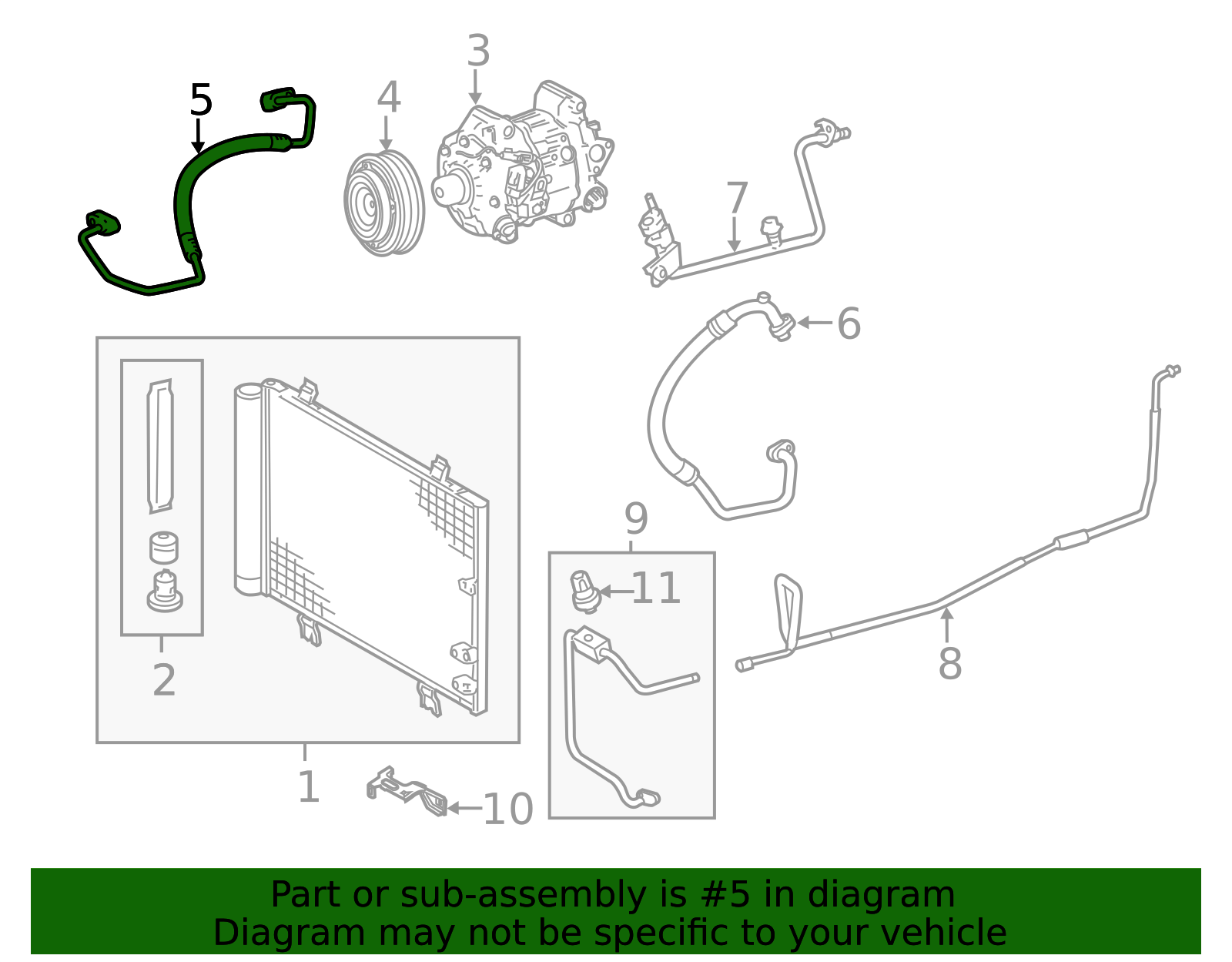 88711-53131 - High-Quality Discharge Hose for 2016-2025 Lexus ...