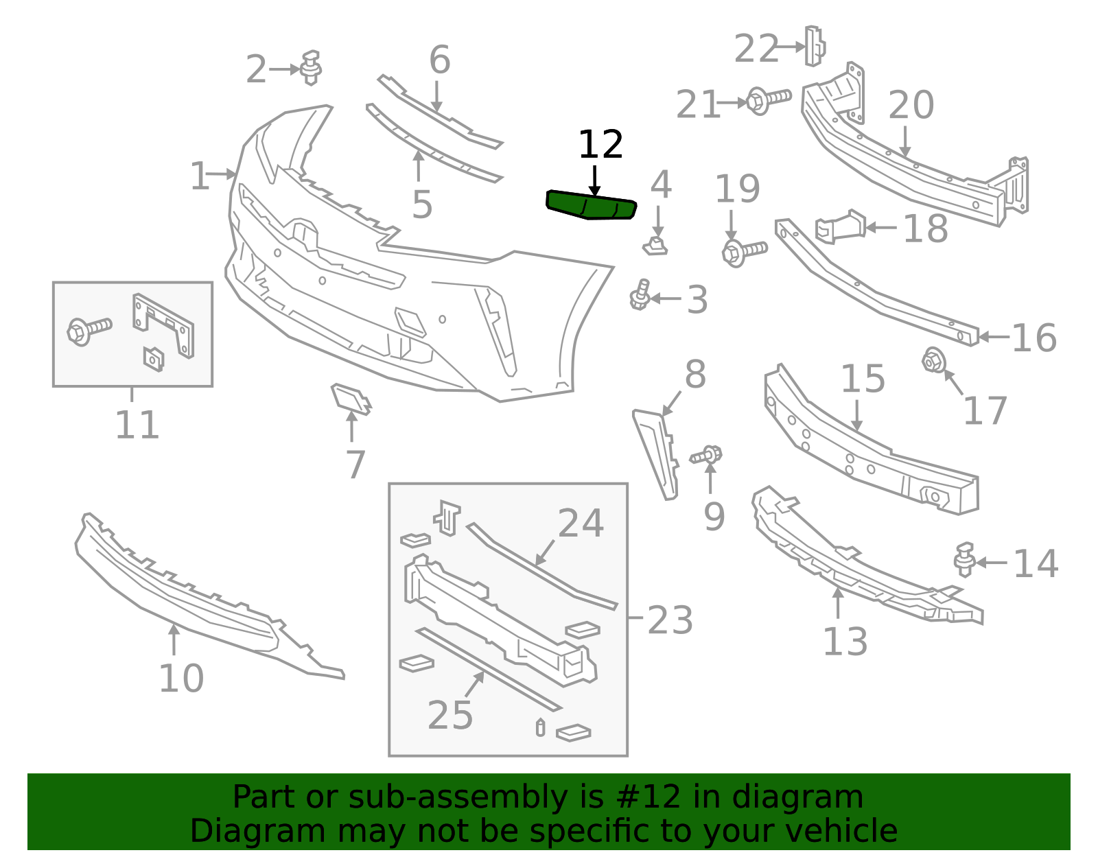 52115-47050 - High-Quality Bumper Guide for 2016-2022 Toyota ...