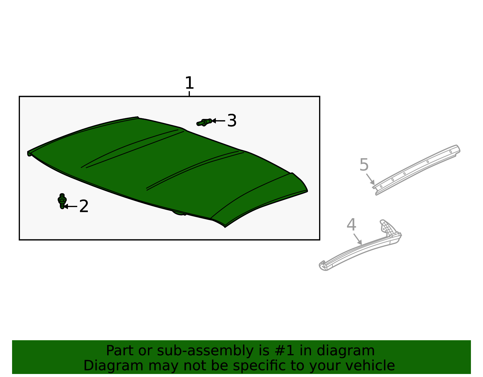 84851989 - Primed Roof Lift Off Panel 2020-2025 Chevrolet Corvette ...