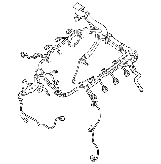 2012-2013 Porsche Panamera Engine Wiring Harness 970-608-010-02 | OEM ...