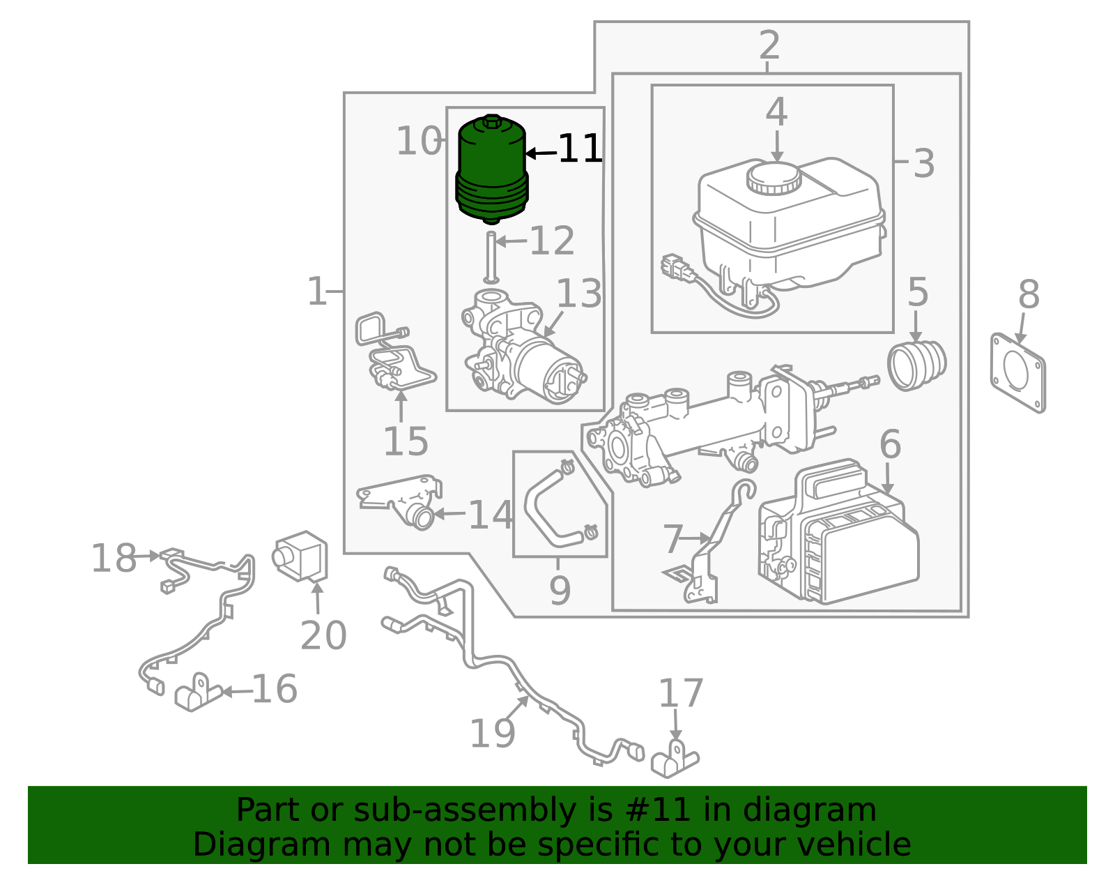2008-2021 Toyota Land Cruiser ABS Accumulator 47950-60030 | OEM Parts ...
