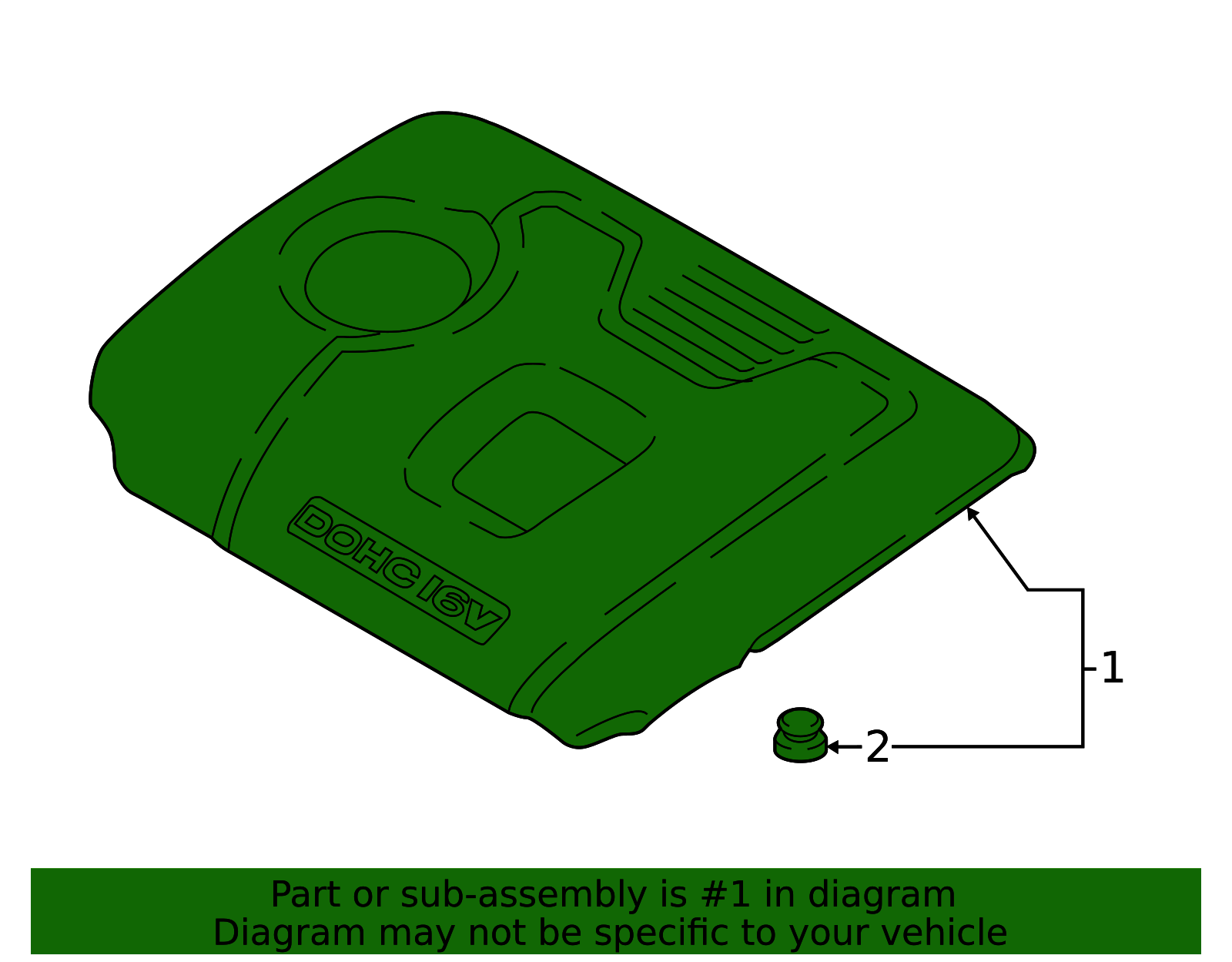 Genuine Engine Cover for 2017-2021 Hyundai | Part# 29240-2E060 ...