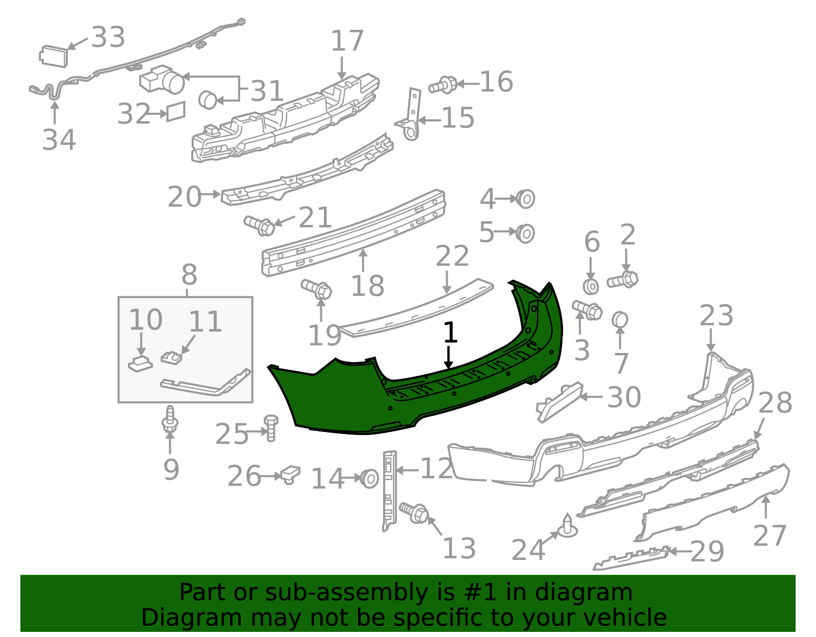 20983260 - OEM GM Bumper Cover | GMPartsCenter.net | GM Parts Center
