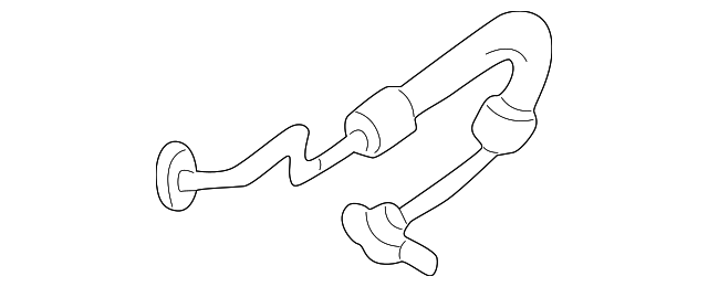 92490-7B412 - A/C Refrigerant Discharge Hose - 2000-2003 Nissan ...