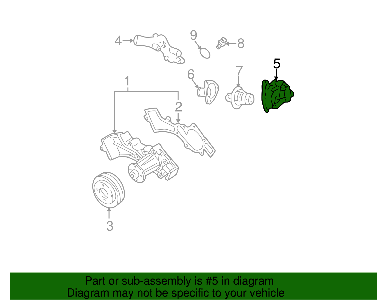 1996-2000 Nissan Pathfinder Thermostat Housing 11061-0W000 | Kline Nissan
