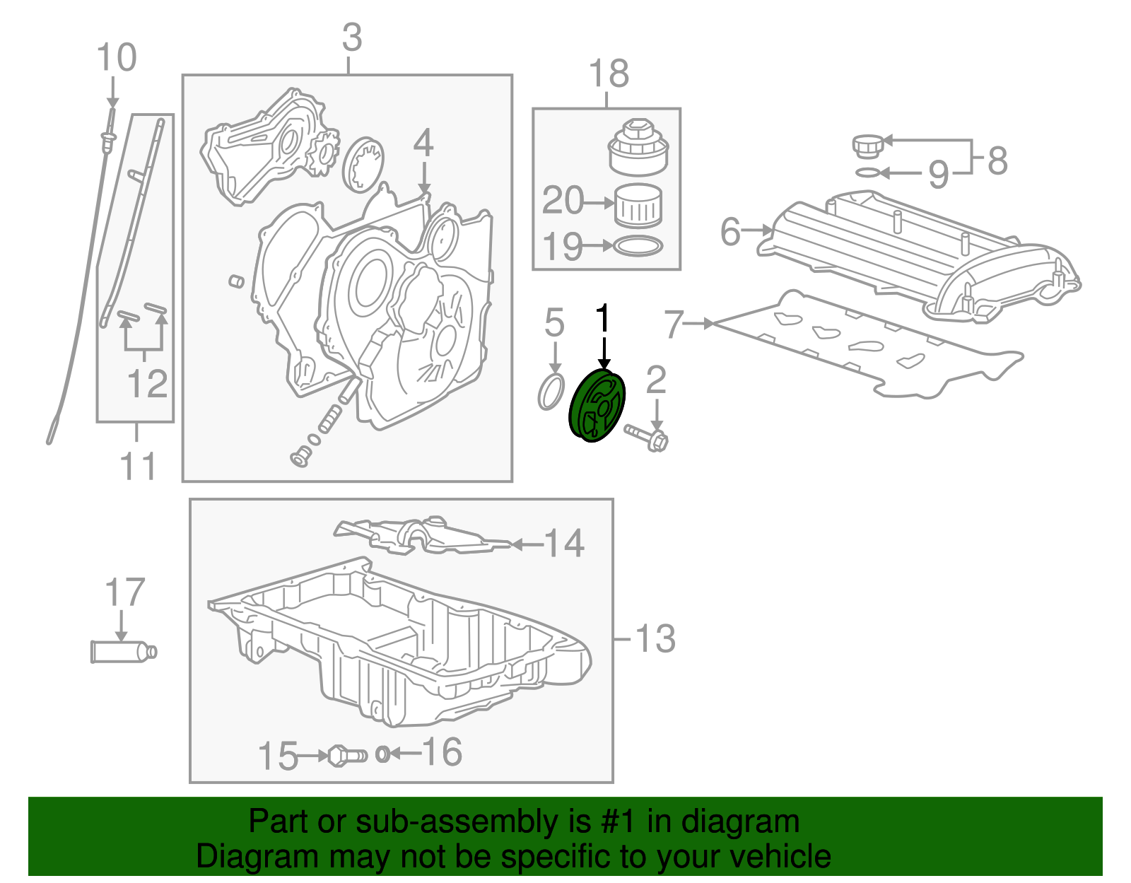 2004-2015 GM Crankshaft Balancer 12583151 | Shop Matick Buick GMC