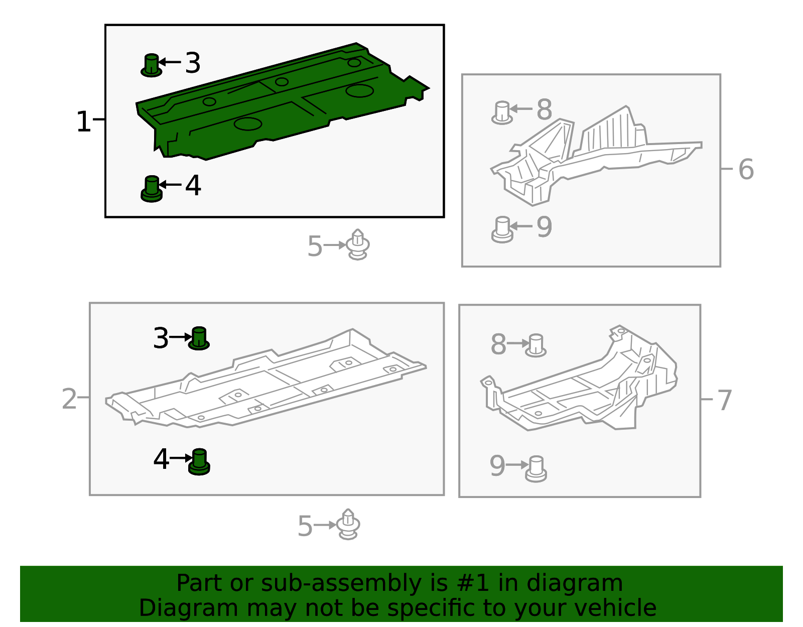 58165-76031 - Floor Pan Splash Shield 2019-2025 Lexus | Longo Lexus Parts