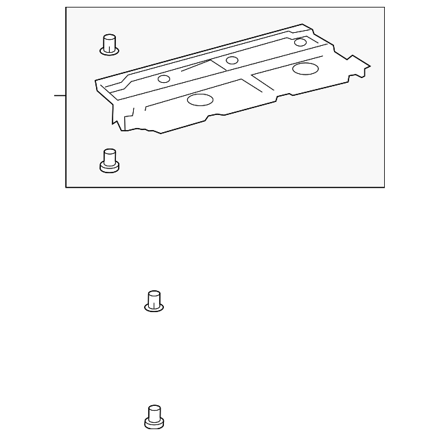 58165-76031 - Floor Cover 2019-2025 Lexus | Longo Lexus Parts