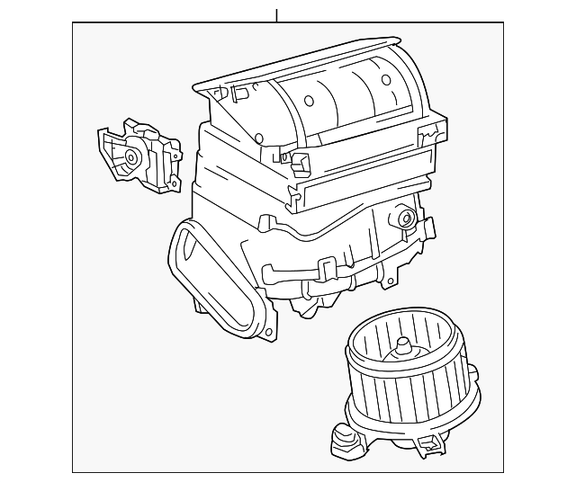 87130-02670 - Blower Assembly 2009-2019 Toyota Corolla | Longo Toyota Parts