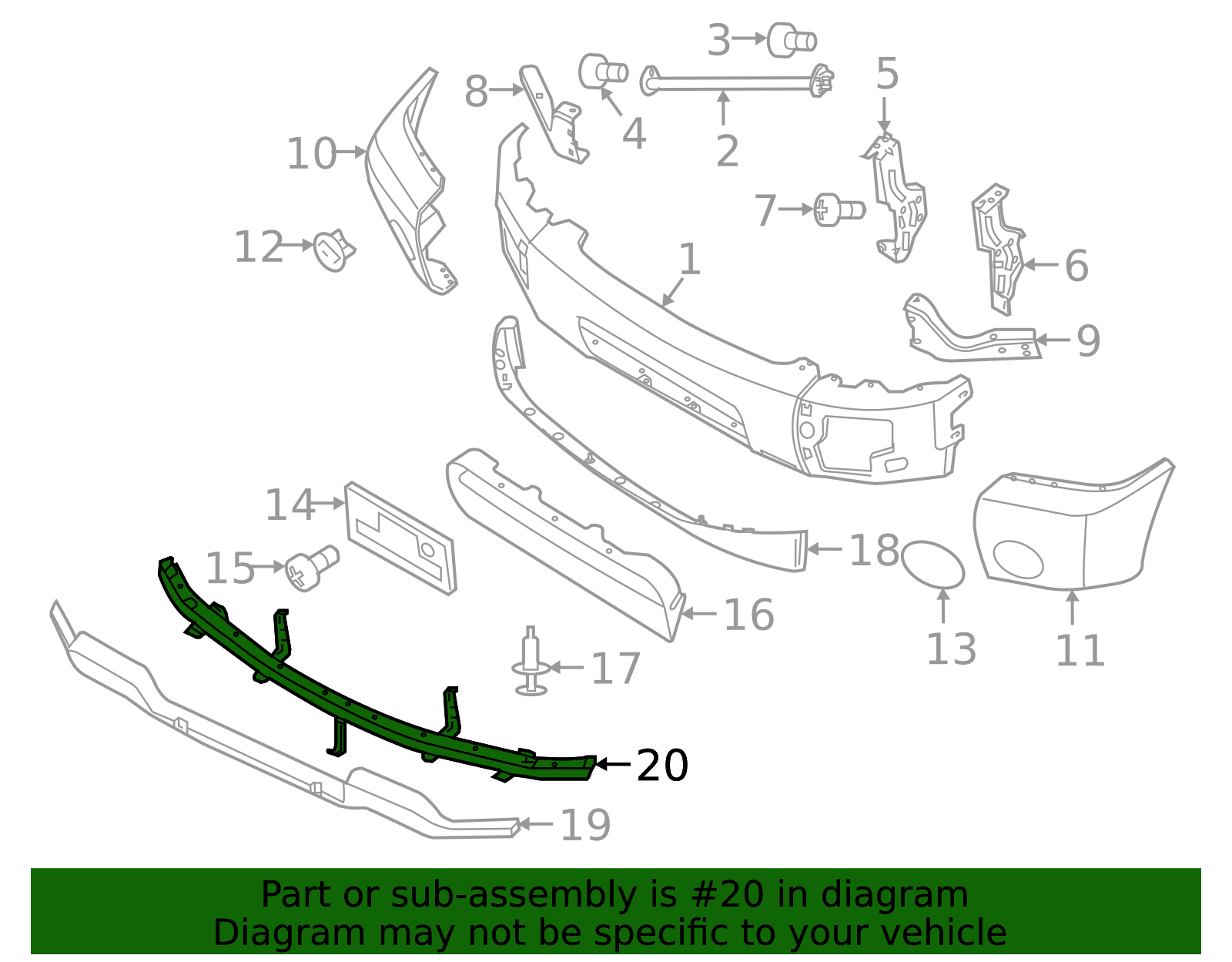 2005-2015 Nissan TITAN Retaining Bracket 62290-ZH00A | My Nissan Part