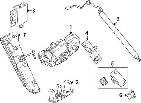 Liftgate for 2025 Lincoln Nautilus | Ford Parts Catalog
