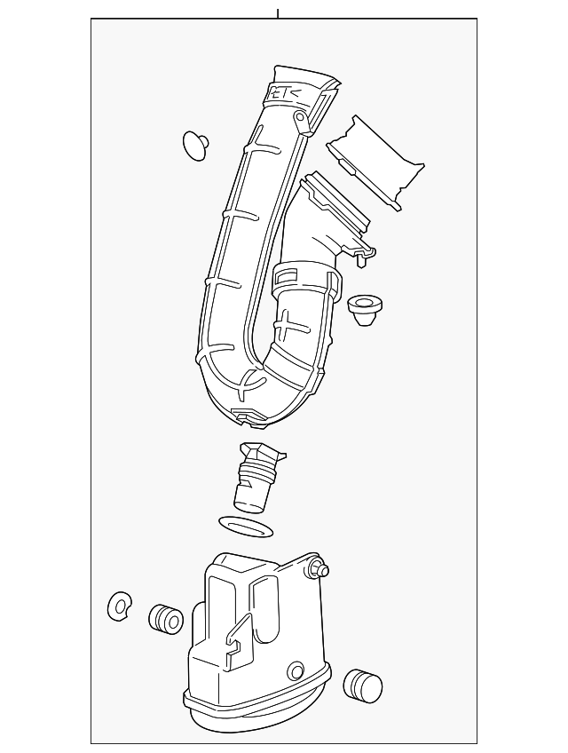2012-2018 Chevrolet Sonic Intake Air Front Duct 95167526 | Shop Matick ...