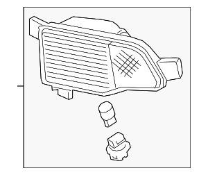 33700-TGS-A01 - Backup Lamp Assembly 2019-2025 Honda Passport | Honda Parts Online