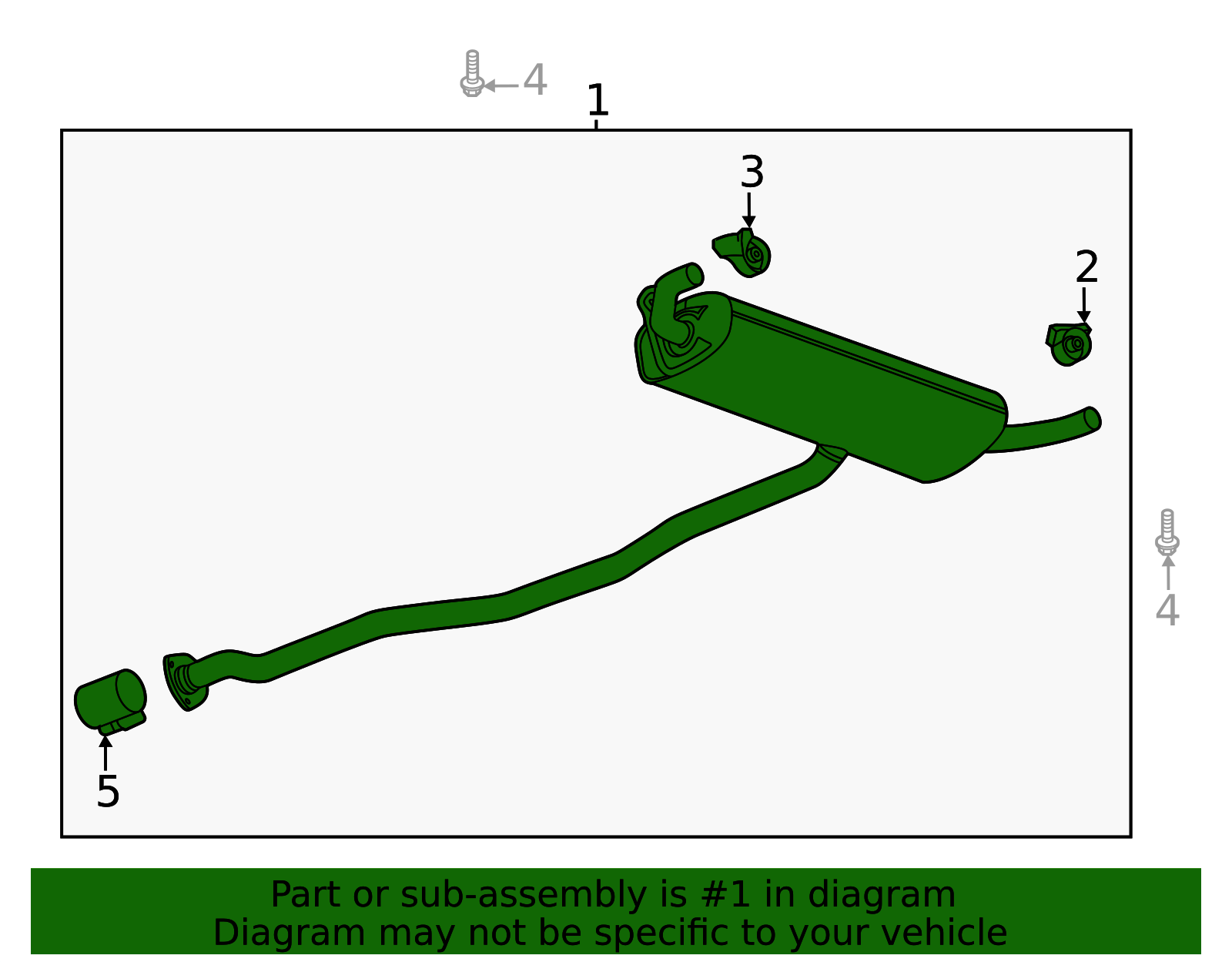 2020-2025 GM Muffler 60009800 GM | GMPartsDirect.com