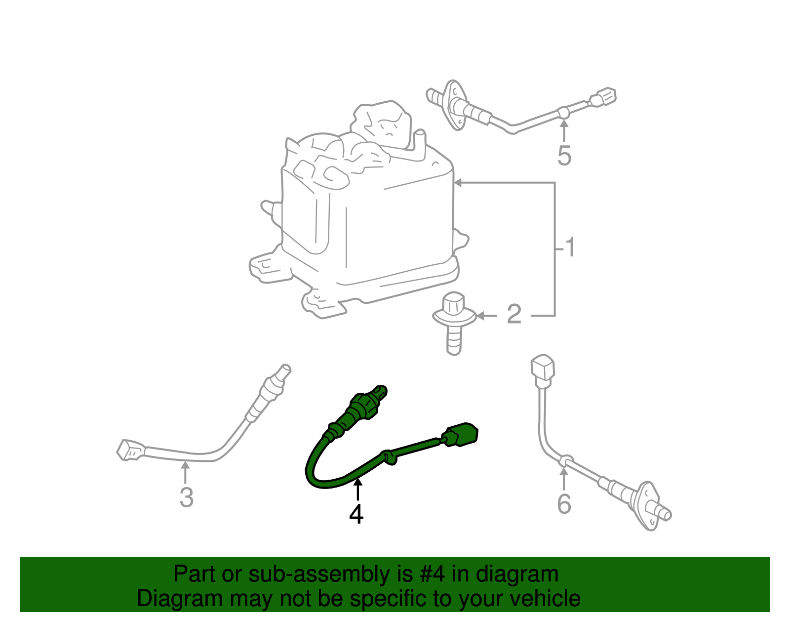 2005-2007 Toyota 2005-2007 Toyota - Oxygen Sensor 89467-0C010 | Sparks ...