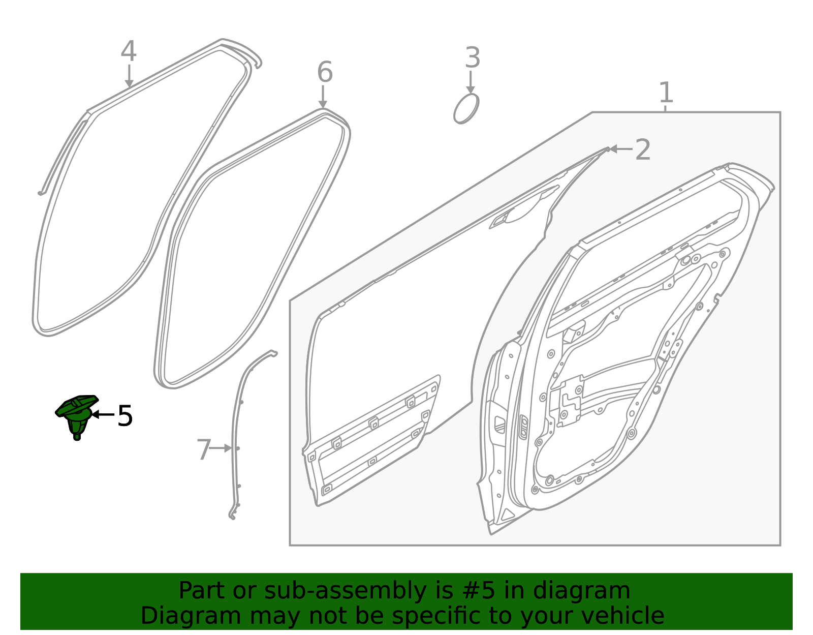 82133-GI000 - Door Weather-Strip Clip 2023-2026 Kia | Kia.Parts Store