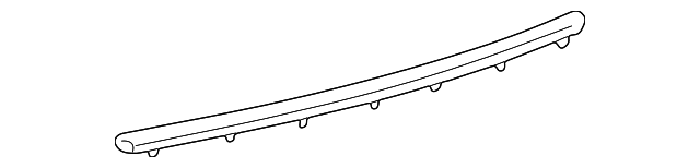 Genuine Toyota Back Glass Weatherstrip part# 68290-0C010 for 2001-2007 ...