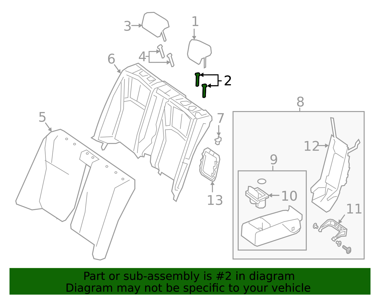 71930-44020-L1 - High-Quality Headrest Guide for 2018-2022 Lexus ...